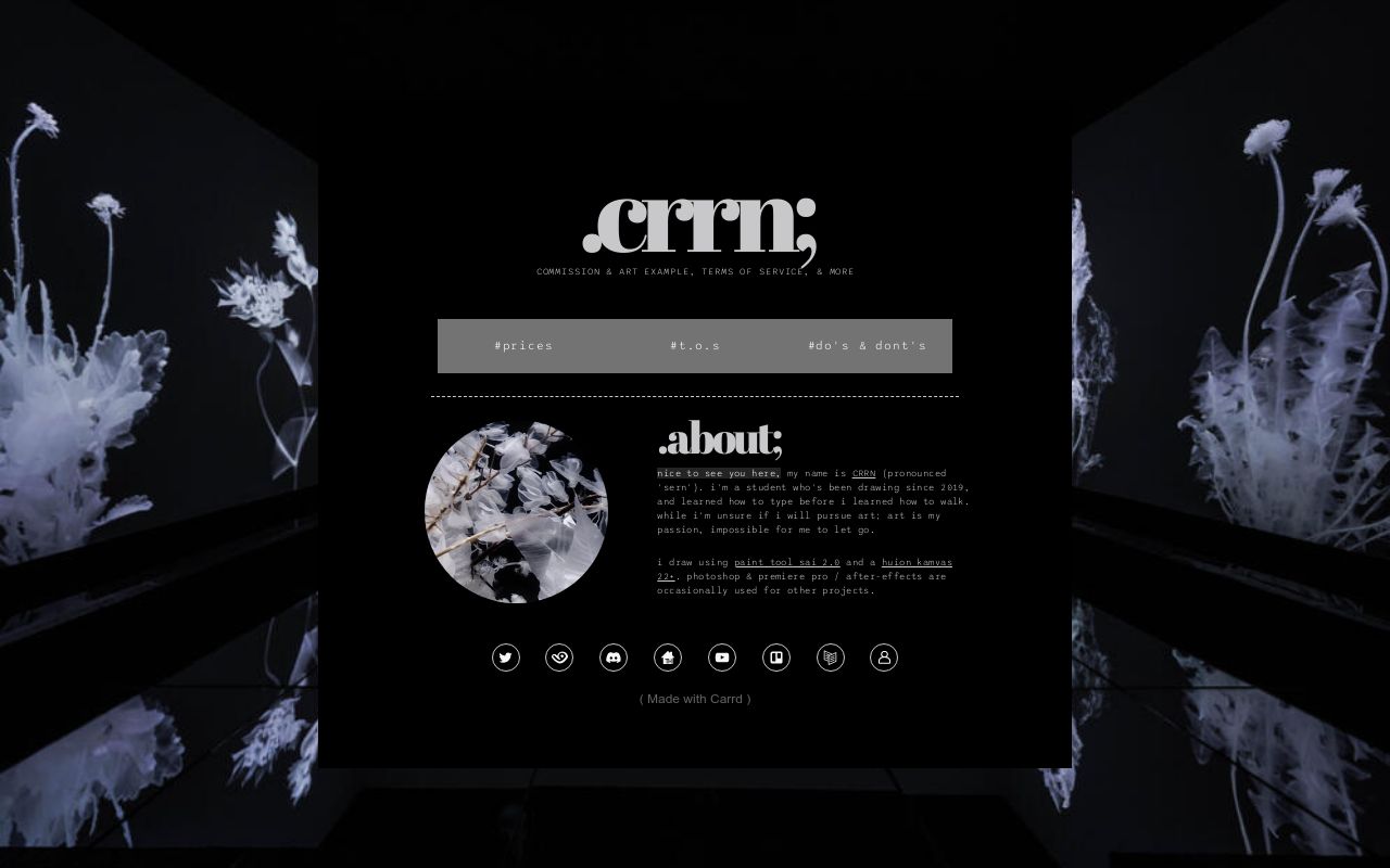 crrn's commission carrd